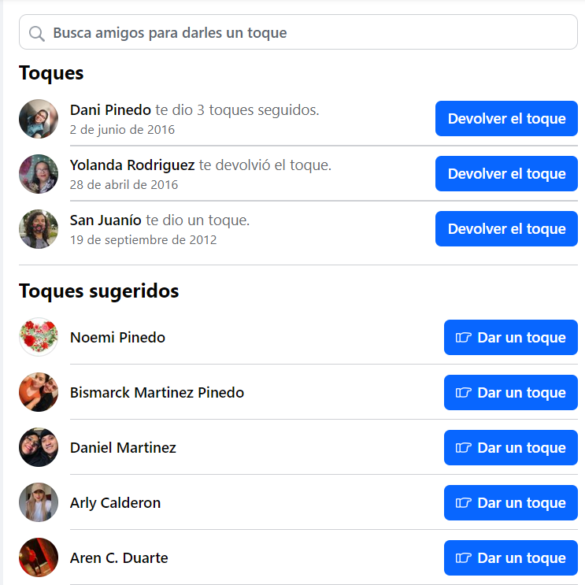 ¿Cómo dar un Toque en Facebook y para que sirve